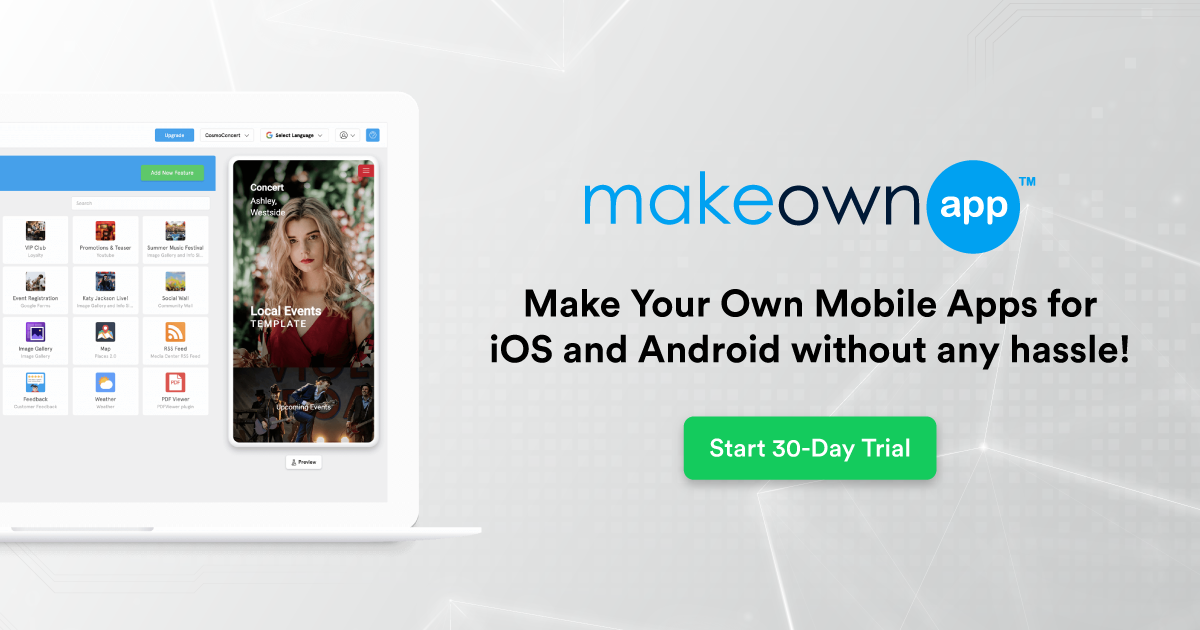 MakeOwn.App - Mobile App Builder for iOS and Android